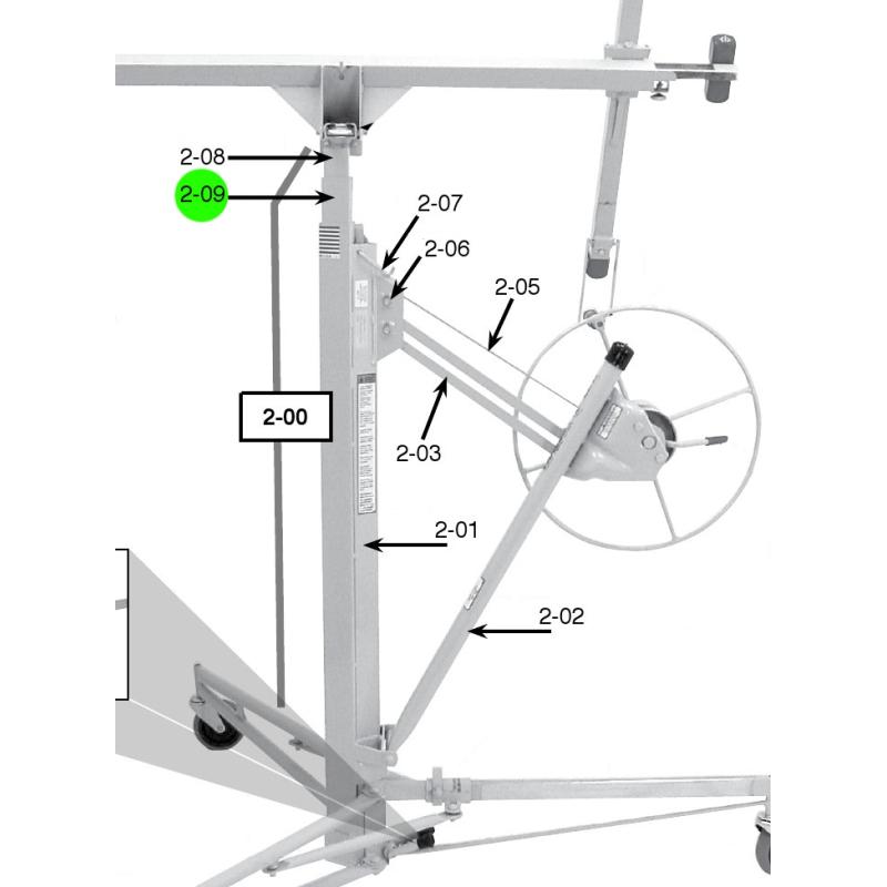 Telpro PanelLifter 4B Section with Sheaves 00-2-09